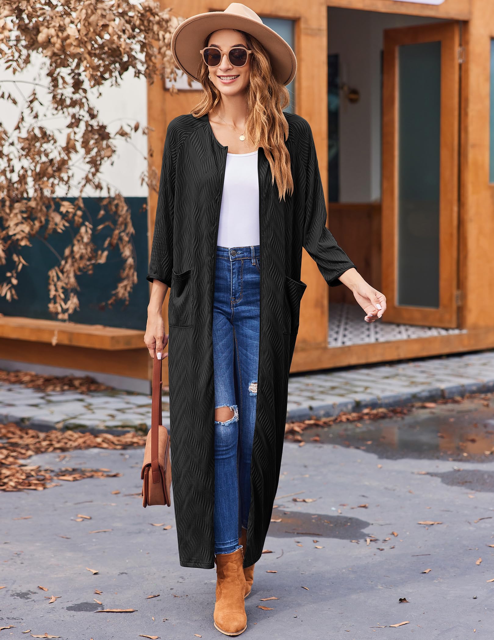 Zipper Robes for Women Ribbed Knit Bathrobe Lightweight